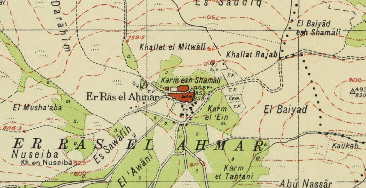 al-Ras al-Ahmar - Palestine Open Maps